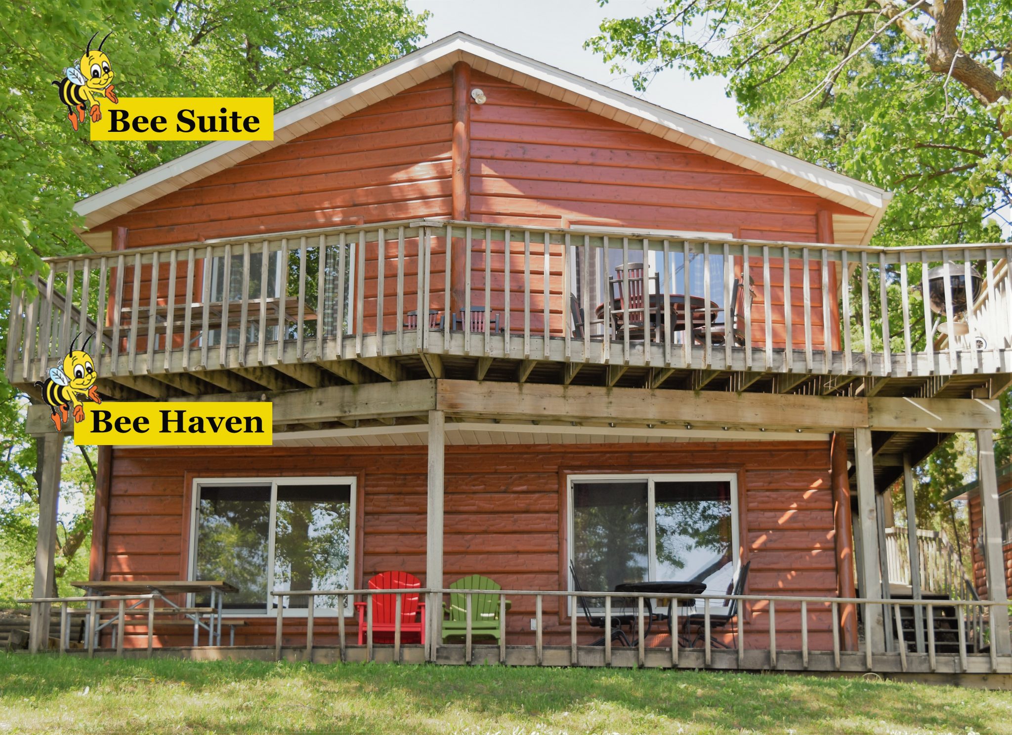 Bee Haven – 2 Bedrooms/1 Bath – Bug-Bee Hive Resort